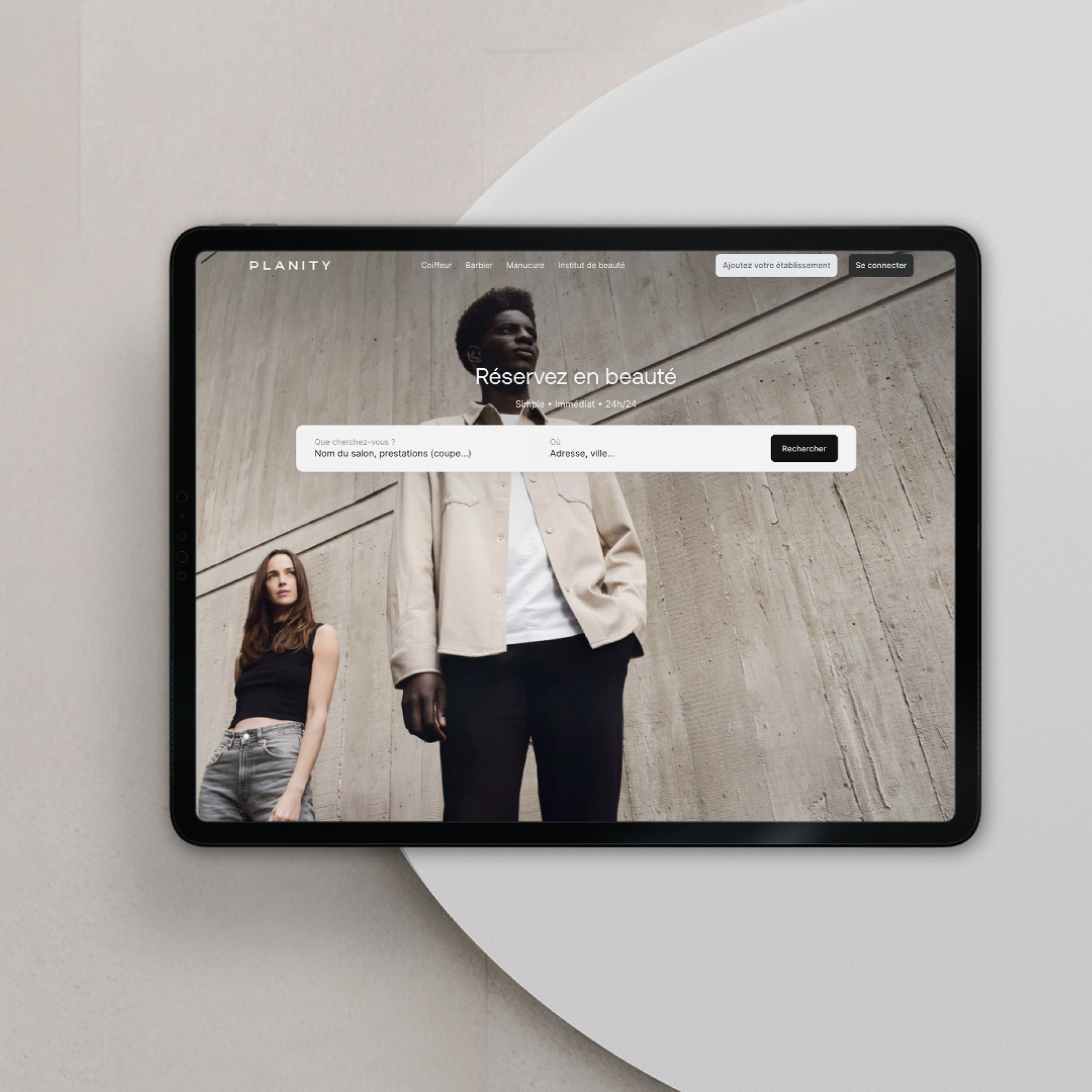 Plateforme de Gestion des rendez-vous Beauté Planity Pro